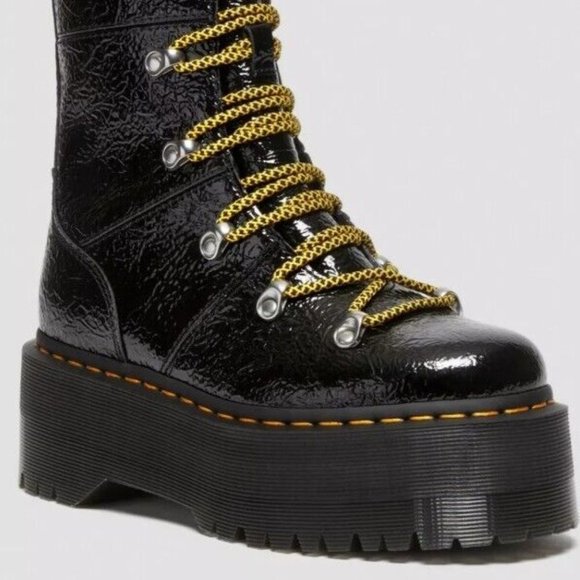 Dr. Martens | Shoes | Dr Martens Ghilana Max Distressed Patent Leather ...